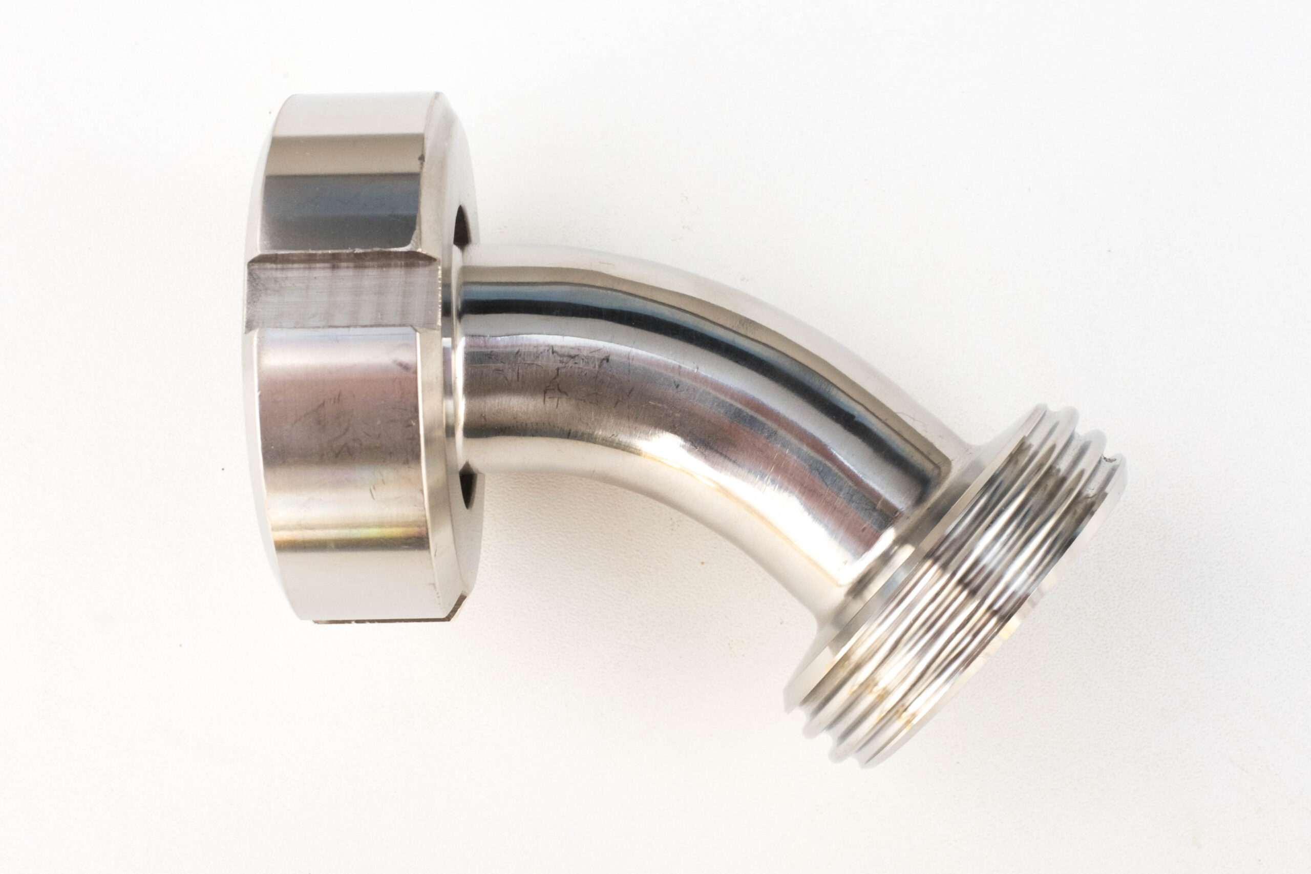 Coude DIN 45° Mâle-Femelle DN25M-DN25F avec écrou libre - Micro brassage